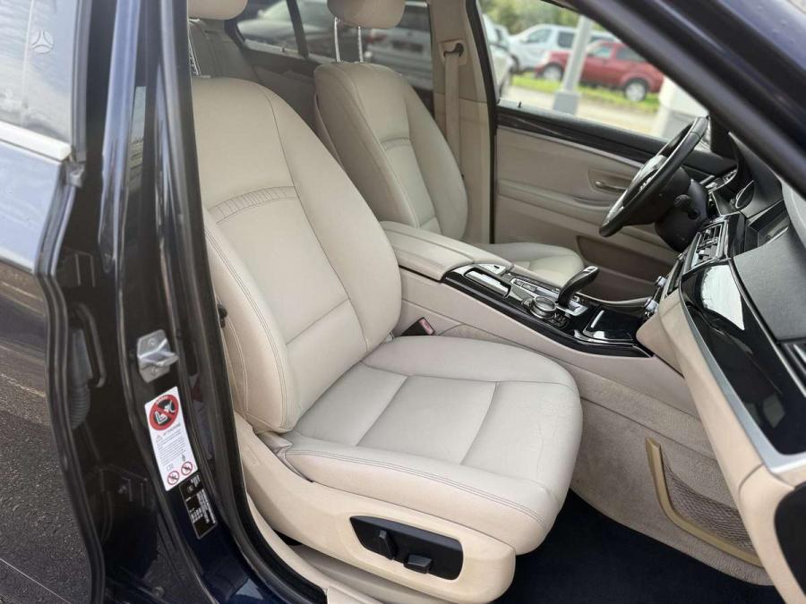 Blue BMW 520 2013 in Siauliai, with an engine capacity of 2.00 L and mileage of 172 thousand km for 8200 €, photo 14 on AUTOMOTO.COM.LV