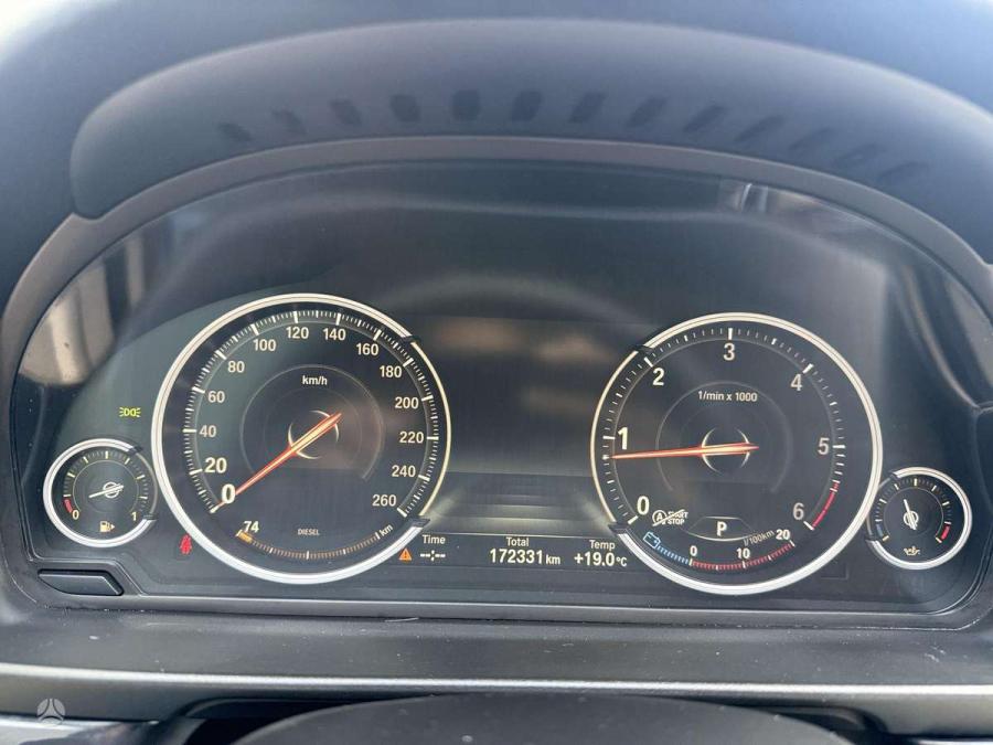 Blue BMW 520 2013 in Siauliai, with an engine capacity of 2.00 L and mileage of 172 thousand km for 8200 €, photo 24 on AUTOMOTO.COM.LV
