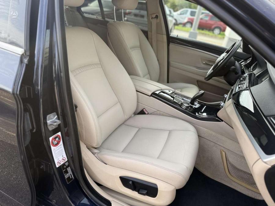 Blue BMW 520 2013 in Siauliai, with an engine capacity of 2.00 L and mileage of 172 thousand km for 8200 €, photo 14 on AUTOMOTO.COM.LV