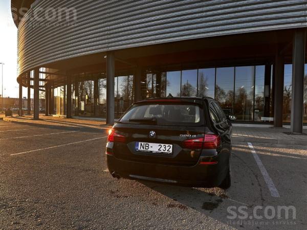 Blue BMW 520 2014 in Riga, with an engine capacity of 2.00 L and mileage of 244 thousand km for 7900 €, photo 8 on AUTOMOTO.COM.LV
