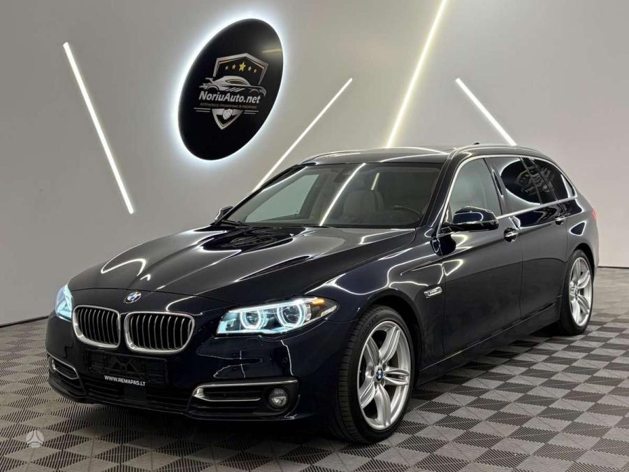 Blue BMW 520 2014 in Marijampole, with an engine capacity of 2.00 L and mileage of 223 thousand km for 11950 €, photo 18 on AUTOMOTO.COM.LV