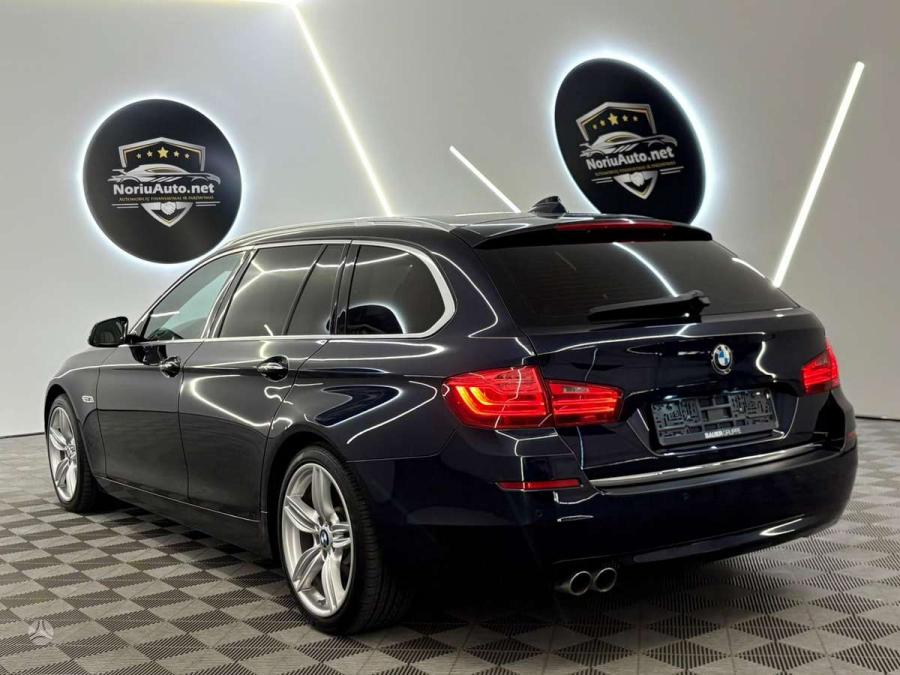 Blue BMW 520 2014 in Marijampole, with an engine capacity of 2.00 L and mileage of 223 thousand km for 11950 €, photo 35 on AUTOMOTO.COM.LV