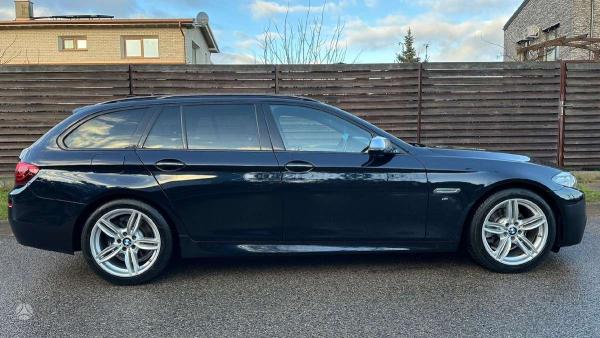 Blue BMW 520 2015 in Vilnius, with an engine capacity of 2.00 L and mileage of 255 thousand km for 12650 €, photo 7 on AUTOMOTO.COM.LV