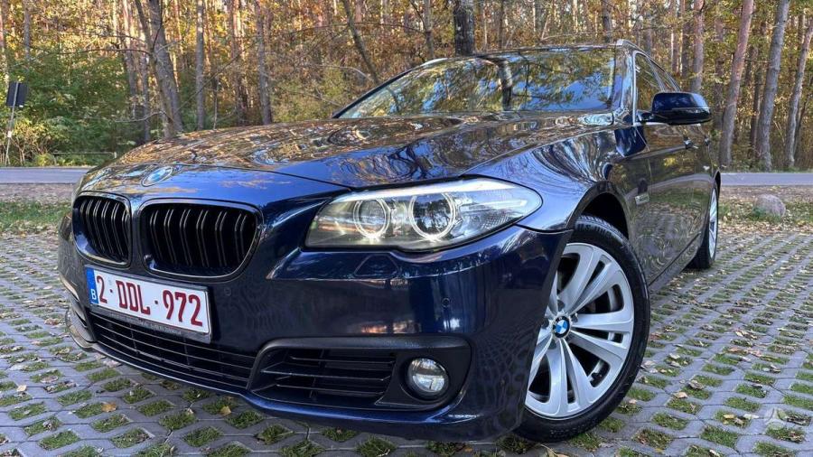 Zils BMW 520 2015 Viļņa, ar dzinēja tilpumu 2.00 L un nobraukumu 300 tūkst. km par 9390 €, foto 1 vietnē AUTOMOTO.COM.LV