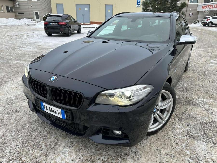 Blue BMW 520 2015 in Vilnius, with an engine capacity of 2.00 L and mileage of 255 thousand km for 12750 €, photo 1 on AUTOMOTO.COM.LV
