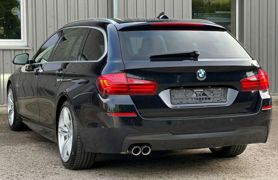Blue BMW 520 2015 in Utena, with an engine capacity of 2.00 L and mileage of 313 thousand km for 13600 €, photo 24 on AUTOMOTO.COM.LV