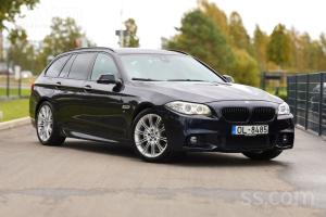 Blue BMW 520 2015 in Jelgava, with an engine capacity of 2.00 L and mileage of 354 thousand km for 11350 €, photo 4 on AUTOMOTO.COM.LV