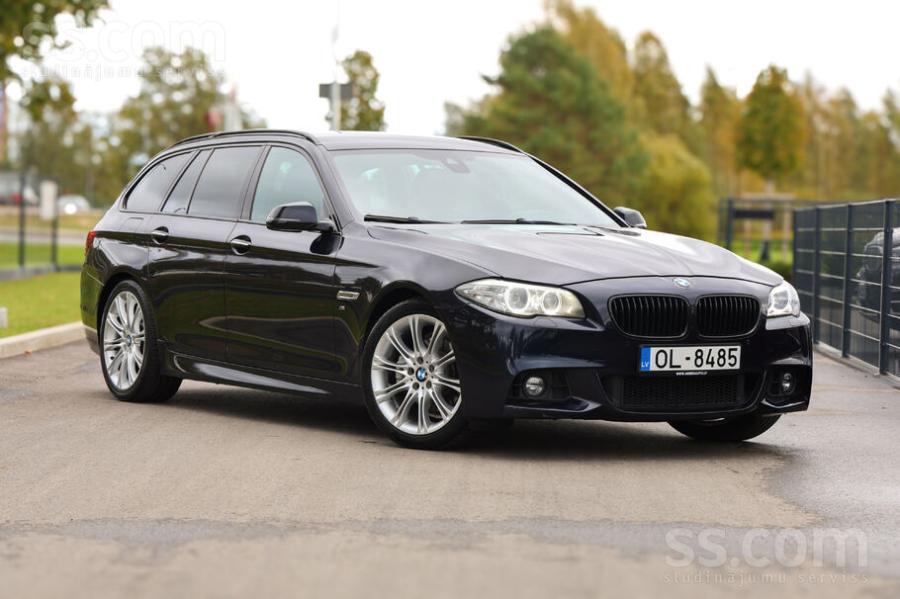 Blue BMW 520 2015 in Jelgava, with an engine capacity of 2.00 L and mileage of 354 thousand km for 11350 €, photo 4 on AUTOMOTO.COM.LV