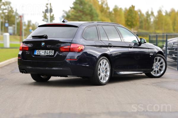 Blue BMW 520 2015 in Jelgava, with an engine capacity of 2.00 L and mileage of 354 thousand km for 11350 €, photo 5 on AUTOMOTO.COM.LV