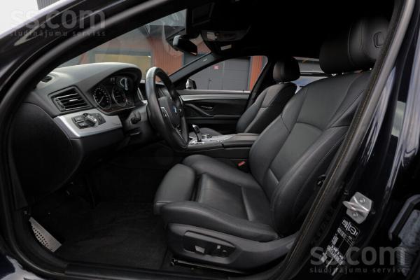 Blue BMW 520 2015 in Jelgava, with an engine capacity of 2.00 L and mileage of 354 thousand km for 11350 €, photo 8 on AUTOMOTO.COM.LV