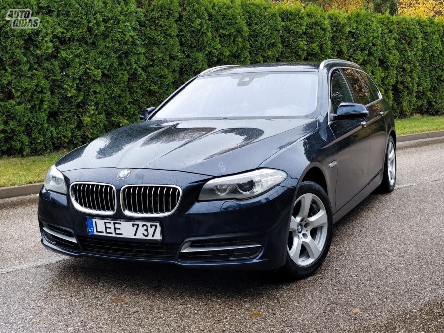 Blue BMW 520 2015 in Anyksciai, with an engine capacity of 2.00 L and mileage of 330 thousand km for 7500 €, photo 1 on AUTOMOTO.COM.LV