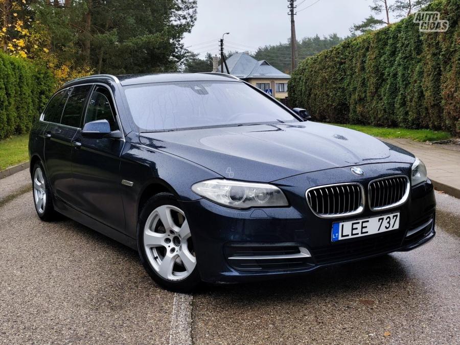 Blue BMW 520 2015 in Anyksciai, with an engine capacity of 2.00 L and mileage of 330 thousand km for 7500 €, photo 3 on AUTOMOTO.COM.LV