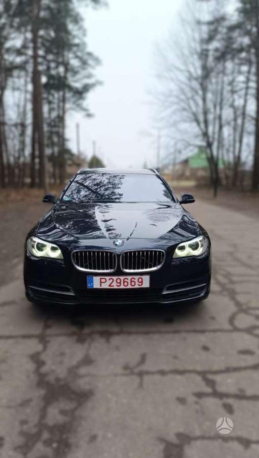Blue BMW 520 2016 in Alytus, with an engine capacity of 2.00 L and mileage of 203 thousand km for 8350 €, photo 2 on AUTOMOTO.COM.LV