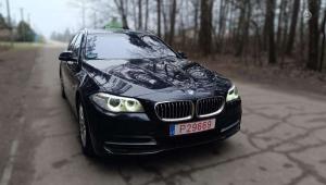 Blue BMW 520 2016 in Alytus, with an engine capacity of 2.00 L and mileage of 203 thousand km for 8350 €, photo 3 on AUTOMOTO.COM.LV