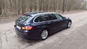 Blue BMW 520 2016 in Alytus, with an engine capacity of 2.00 L and mileage of 203 thousand km for 8350 €, photo 4 on AUTOMOTO.COM.LV