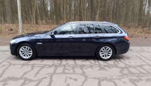 Blue BMW 520 2016 in Alytus, with an engine capacity of 2.00 L and mileage of 203 thousand km for 8350 €, photo 7 on AUTOMOTO.COM.LV
