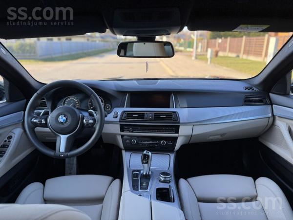 Blue BMW 520 2016 in Jelgava, with an engine capacity of 2.00 L and mileage of 252 thousand km for 11400 €, photo 9 on AUTOMOTO.COM.LV