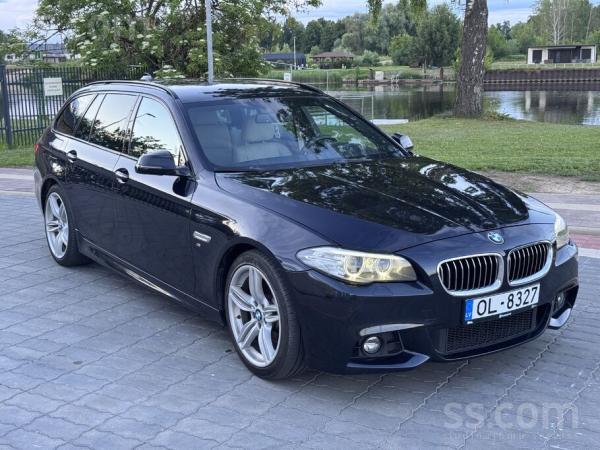 Blue BMW 520 2016 in Jelgava, with an engine capacity of 2.00 L and mileage of 253 thousand km for 11400 €, photo 2 on AUTOMOTO.COM.LV