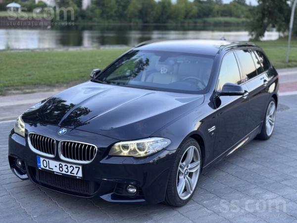 Blue BMW 520 2016 in Jelgava, with an engine capacity of 2.00 L and mileage of 253 thousand km for 11400 €, photo 4 on AUTOMOTO.COM.LV