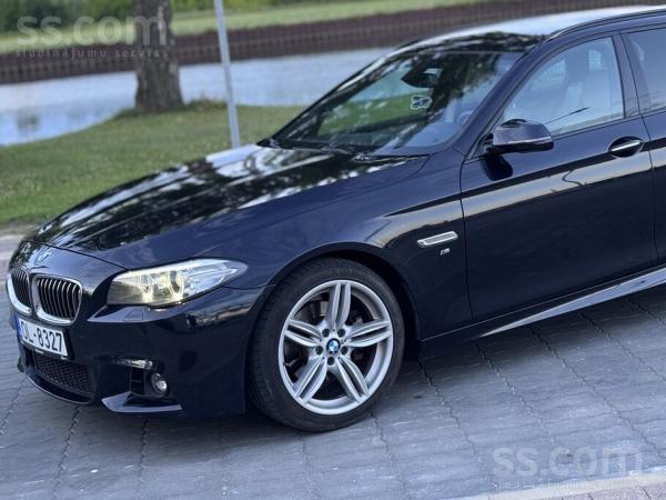 Blue BMW 520 2016 in Jelgava, with an engine capacity of 2.00 L and mileage of 253 thousand km for 11400 €, photo 6 on AUTOMOTO.COM.LV