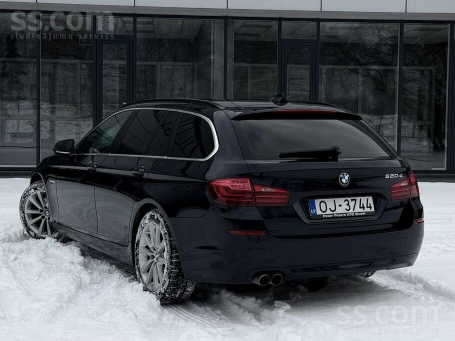Zils BMW 520 2016 Tukums, ar dzinēja tilpumu 2.00 L un nobraukumu 215 tūkst. km par 13890 €, foto 5 vietnē AUTOMOTO.COM.LV