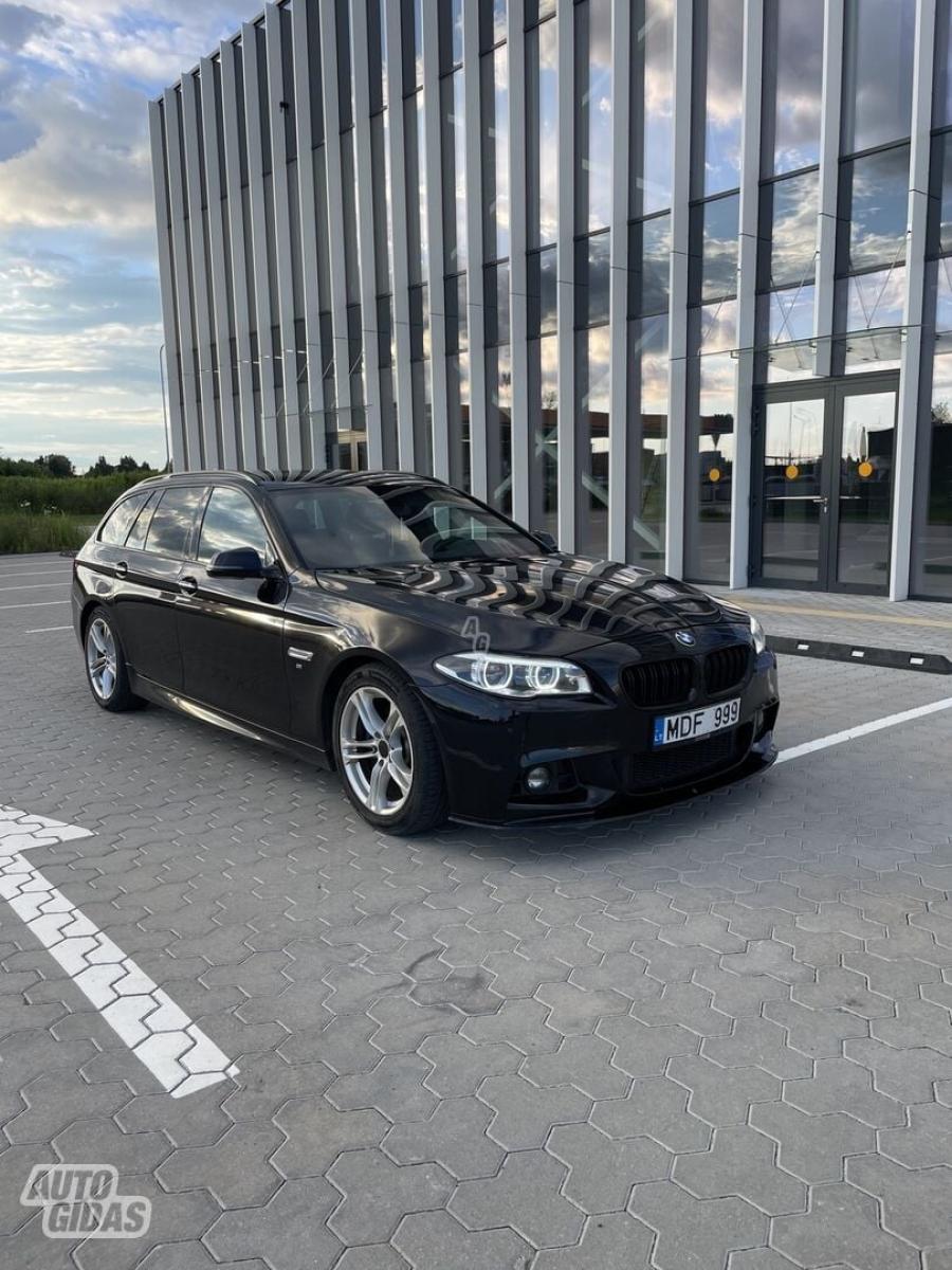 Blue BMW 520 2016 in Vilnius, with an engine capacity of 2.00 L and mileage of 322 thousand km for 10500 €, photo 1 on AUTOMOTO.COM.LV