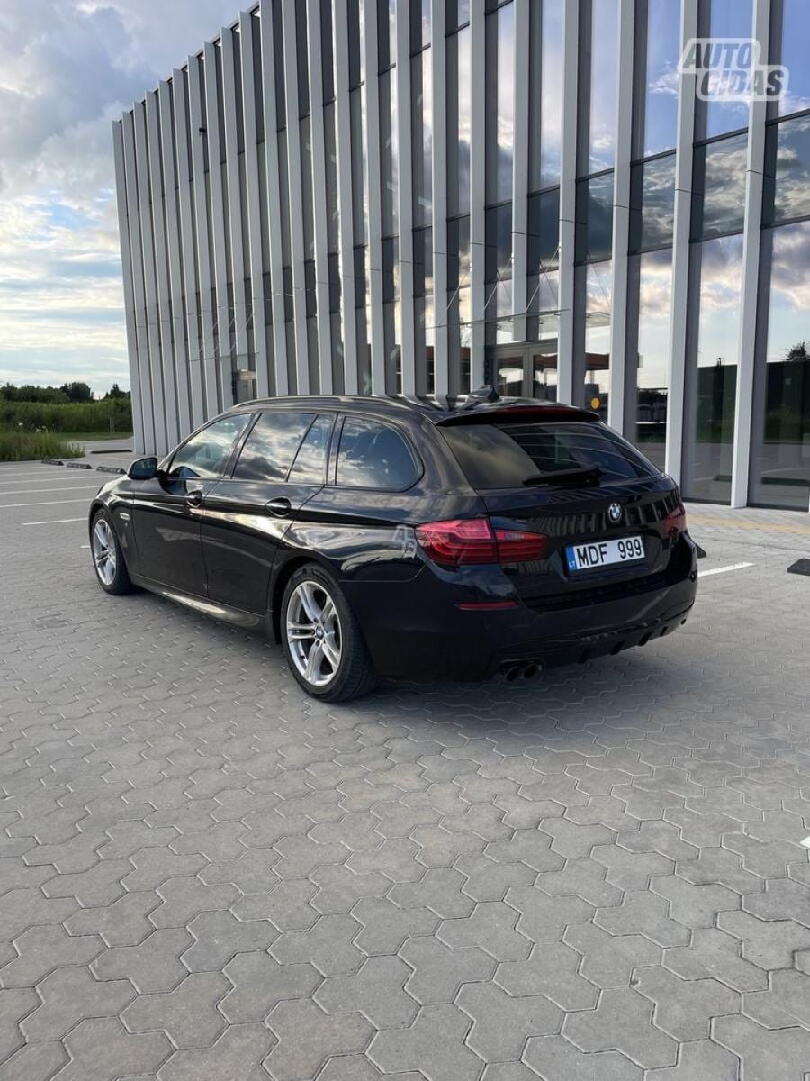 Blue BMW 520 2016 in Vilnius, with an engine capacity of 2.00 L and mileage of 322 thousand km for 10500 €, photo 4 on AUTOMOTO.COM.LV