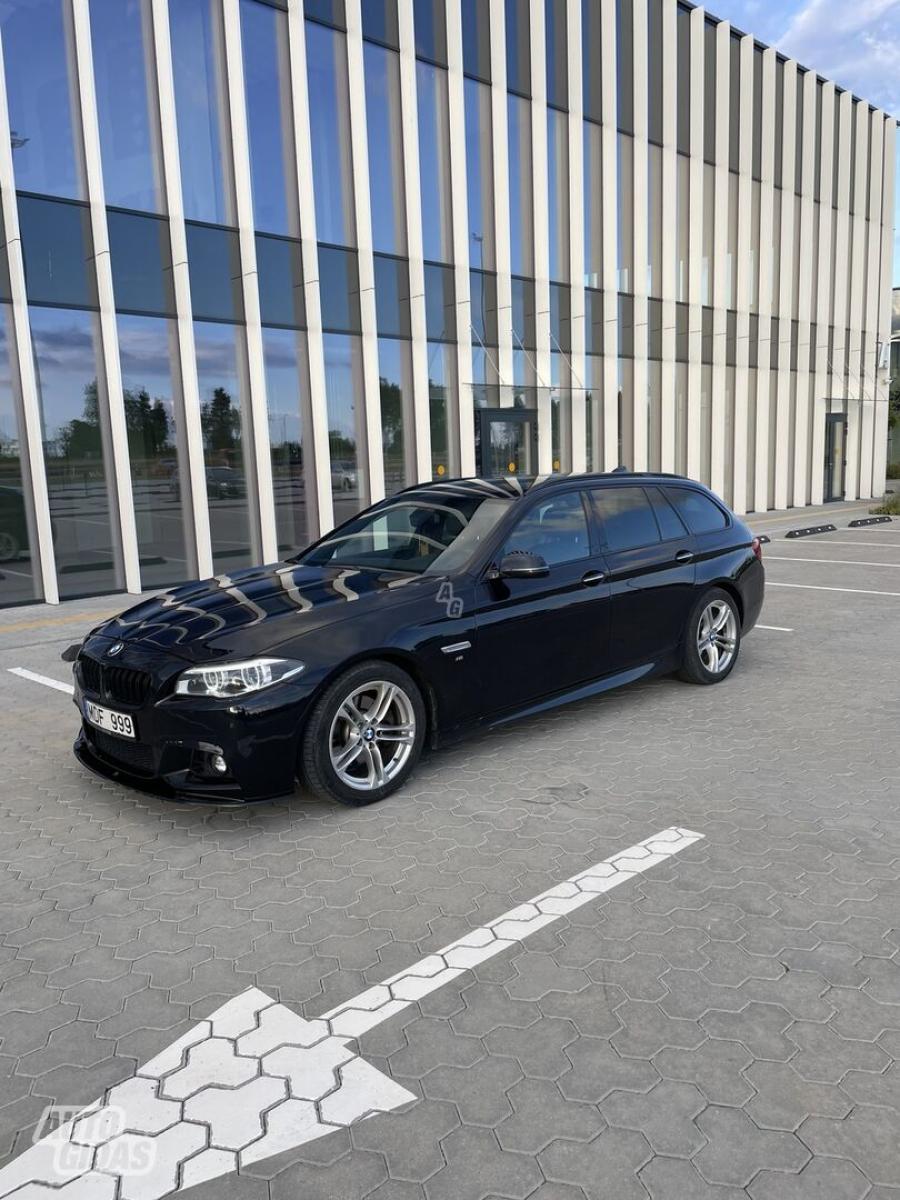 Blue BMW 520 2016 in Vilnius, with an engine capacity of 2.00 L and mileage of 322 thousand km for 10500 €, photo 6 on AUTOMOTO.COM.LV