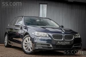 Blue BMW 520 2016 in Tukums, with an engine capacity of 2.00 L and mileage of 219 thousand km for 13700 €, photo  on AUTOMOTO.COM.LV