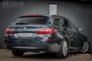 Blue BMW 520 2016 in Tukums, with an engine capacity of 2.00 L and mileage of 219 thousand km for 13700 €, photo 5 on AUTOMOTO.COM.LV