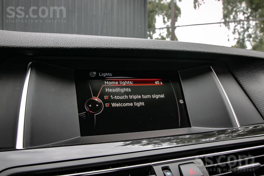 Blue BMW 520 2016 in Tukums, with an engine capacity of 2.00 L and mileage of 219 thousand km for 13700 €, photo 24 on AUTOMOTO.COM.LV
