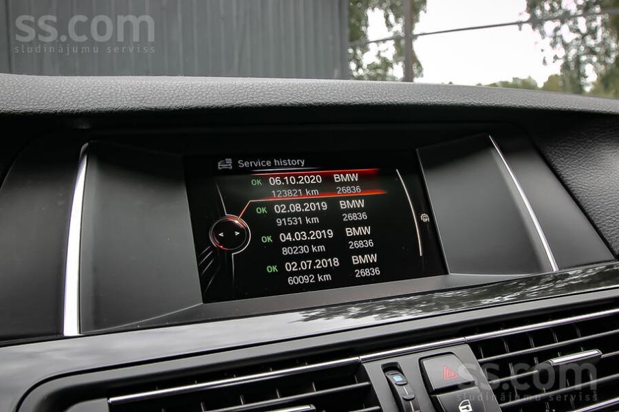 Blue BMW 520 2016 in Tukums, with an engine capacity of 2.00 L and mileage of 219 thousand km for 13700 €, photo 35 on AUTOMOTO.COM.LV