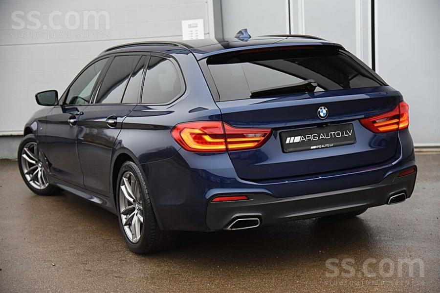 Blue BMW 520 2017 in Tukums, with an engine capacity of 2.00 L and mileage of 159 thousand km for 21990 €, photo 4 on AUTOMOTO.COM.LV