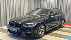 Blue BMW 520 2017 in Marupe, with an engine capacity of 2.00 L and mileage of 163 thousand km for 21990 €, photo  on AUTOMOTO.COM.LV