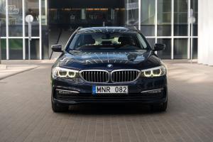 Blue BMW 520 2017 in Vilnius, with an engine capacity of 2.00 L and mileage of 250 thousand km for 17950 €, photo 8 on AUTOMOTO.COM.LV