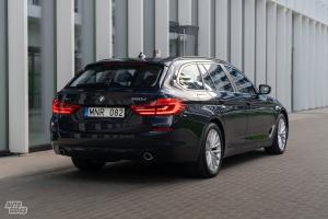 Blue BMW 520 2017 in Vilnius, with an engine capacity of 2.00 L and mileage of 250 thousand km for 17950 €, photo 5 on AUTOMOTO.COM.LV