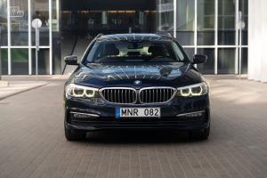 Blue BMW 520 2017 in Vilnius, with an engine capacity of 2.00 L and mileage of 250 thousand km for 17950 €, photo 8 on AUTOMOTO.COM.LV