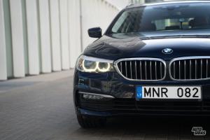Blue BMW 520 2017 in Vilnius, with an engine capacity of 2.00 L and mileage of 250 thousand km for 17950 €, photo 14 on AUTOMOTO.COM.LV