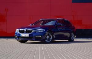 Blue BMW 520 2017 in Riga, with an engine capacity of 2.00 L and mileage of 250 thousand km for 19900 €, photo  on AUTOMOTO.COM.LV