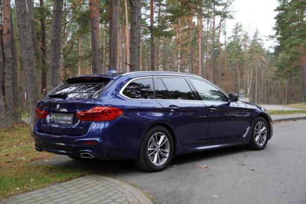 Blue BMW 520 2017 in Riga, with an engine capacity of 2.00 L and mileage of 250 thousand km for 19900 €, photo 10 on AUTOMOTO.COM.LV