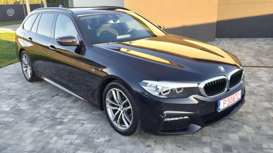 Blue BMW 520 2017 in Kaunas, with an engine capacity of 2.00 L and mileage of 210 thousand km for 16700 €, photo 1 on AUTOMOTO.COM.LV