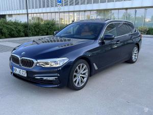 Blue BMW 520 2017 in Vilnius, with an engine capacity of 2.00 L and mileage of 210 thousand km for 17000 €, photo 4 on AUTOMOTO.COM.LV