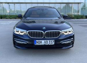 Blue BMW 520 2017 in Vilnius, with an engine capacity of 2.00 L and mileage of 210 thousand km for 17000 €, photo 6 on AUTOMOTO.COM.LV