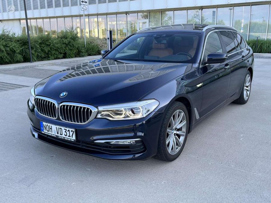 Blue BMW 520 2017 in Vilnius, with an engine capacity of 2.00 L and mileage of 210 thousand km for 17000 €, photo 8 on AUTOMOTO.COM.LV