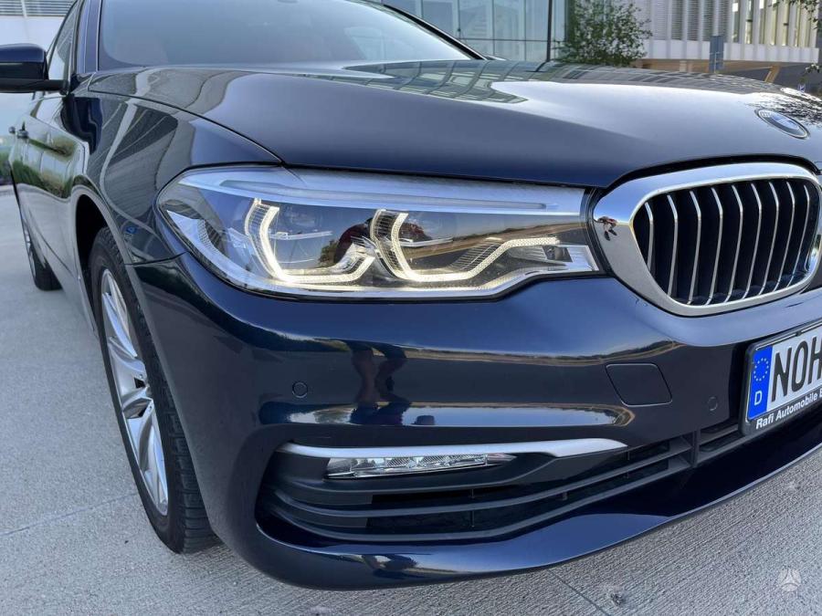 Blue BMW 520 2017 in Vilnius, with an engine capacity of 2.00 L and mileage of 210 thousand km for 17000 €, photo 25 on AUTOMOTO.COM.LV