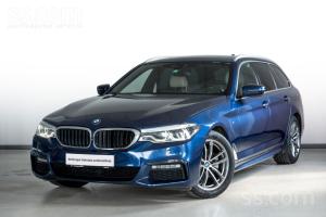 Blue BMW 520 2017 in Riga, with an engine capacity of 2.00 L and mileage of 217 thousand km for 18990 €, photo  on AUTOMOTO.COM.LV