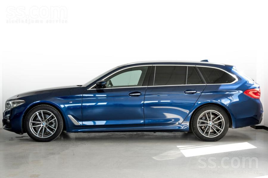Blue BMW 520 2017 in Riga, with an engine capacity of 2.00 L and mileage of 217 thousand km for 18990 €, photo 25 on AUTOMOTO.COM.LV