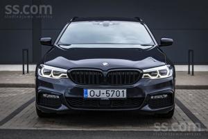 Blue BMW 520 2018 in Riga, with an engine capacity of 2.00 L and mileage of 0 thousand km for 16950 €, photo 2 on AUTOMOTO.COM.LV