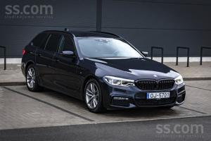 Blue BMW 520 2018 in Riga, with an engine capacity of 2.00 L and mileage of 0 thousand km for 16950 €, photo 3 on AUTOMOTO.COM.LV