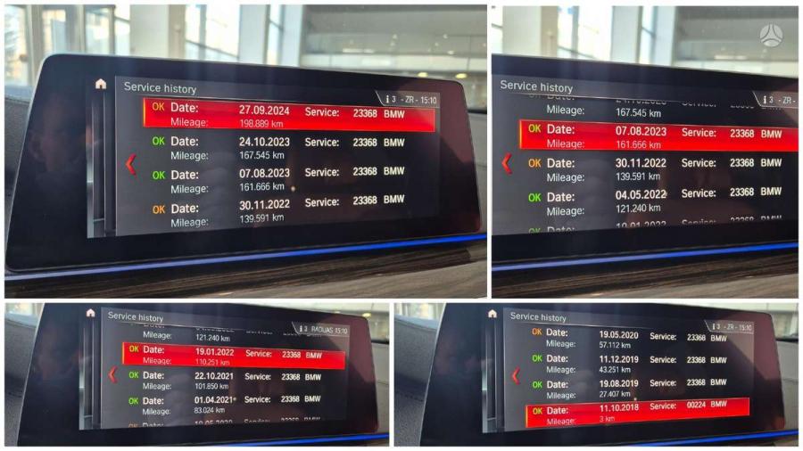 Синий БМВ 520 2018 в Мариямполе, объемом двигателя 2.00 л и пробегом 205 тыс. км за 19999 €, фото 27 на AUTOMOTO.COM.LV